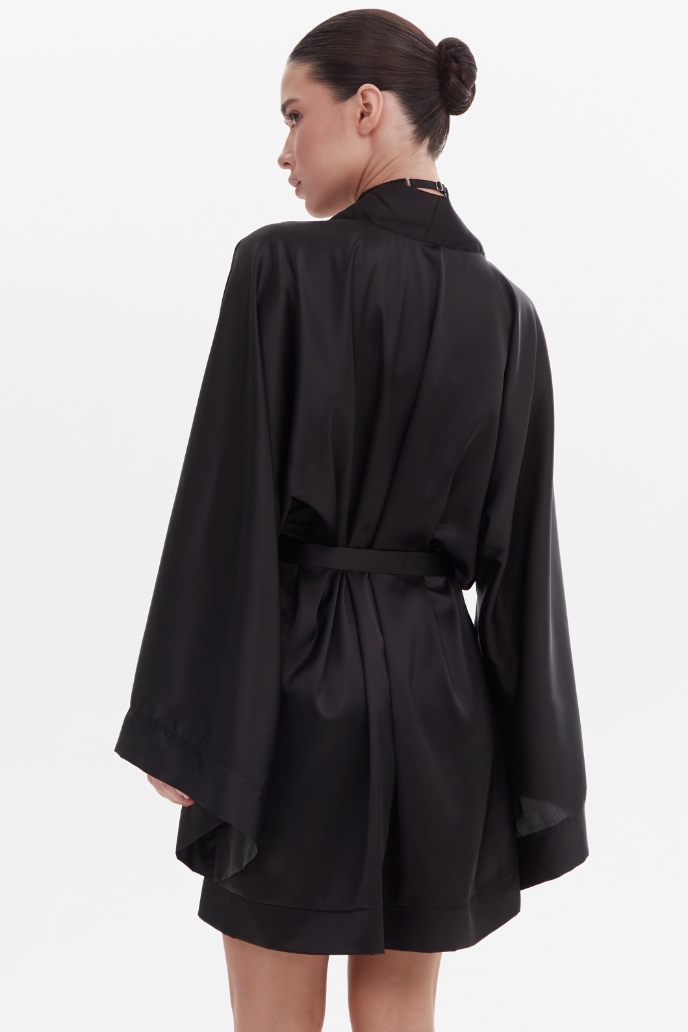 Shop Playlouder satin Kimono Robe Online | LoveUnder