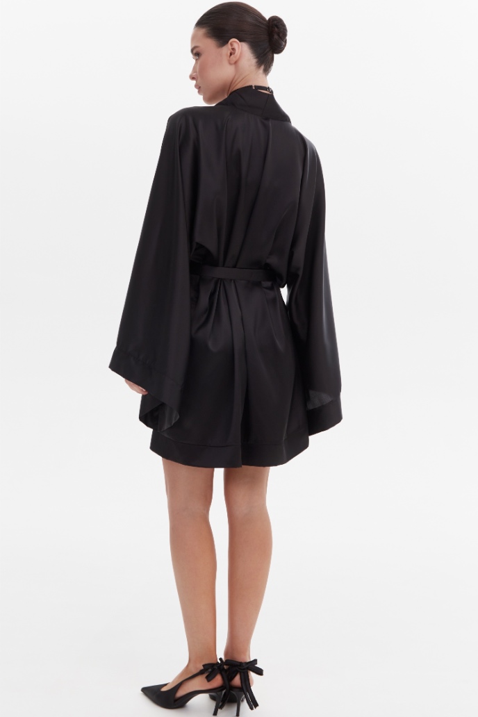 Shop Playlouder satin Kimono Robe Online | LoveUnder