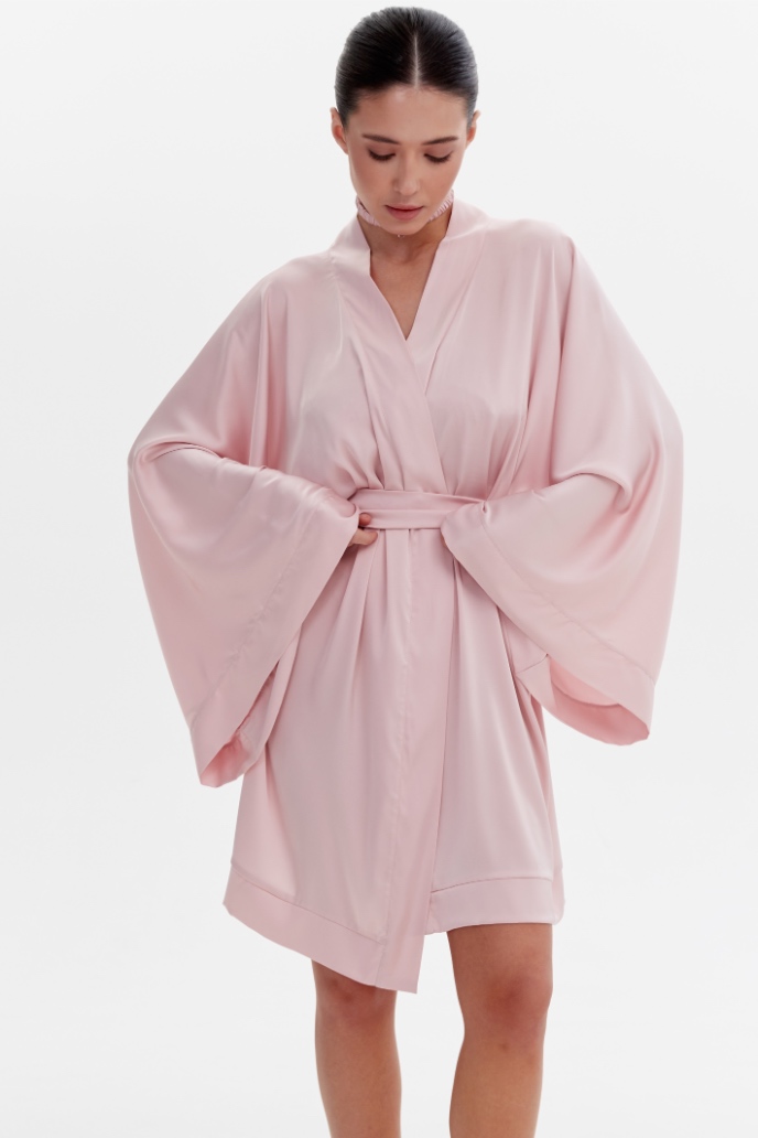 Shop Playlouder satin Kimono Robe Online | LoveUnder