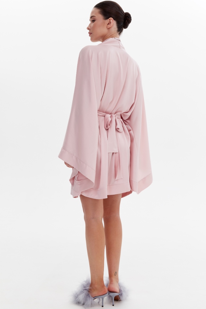 Shop Playlouder satin Kimono Robe Online | LoveUnder
